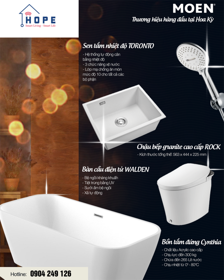 MOEN – LEVEL DESIGN FROM A TOP US BRAND - Hợp Nhất